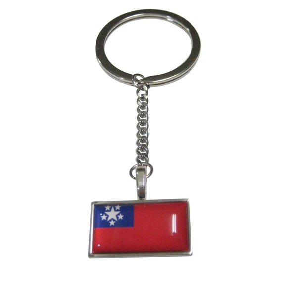 Kiola Designs | Accessories | Myanmar Burma Myanmar Flag Keychain ...
